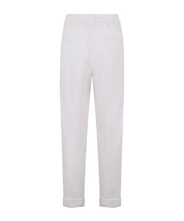 Peserico Elastic-waist Straight-leg Pants
