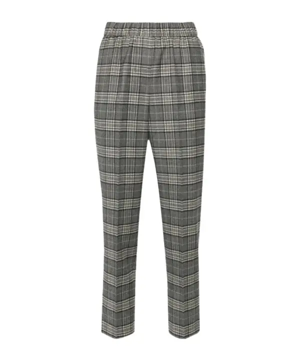 Peserico Plaid Tapered Pants
