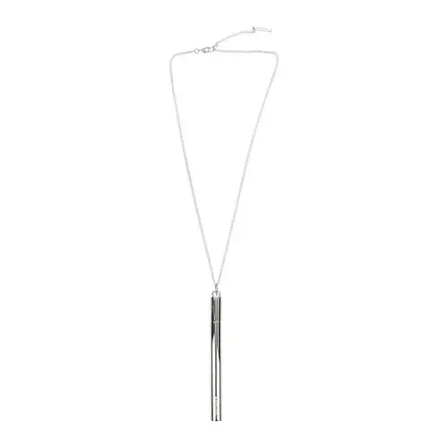AMBUSH Cigarette Case Pendant Necklace - White