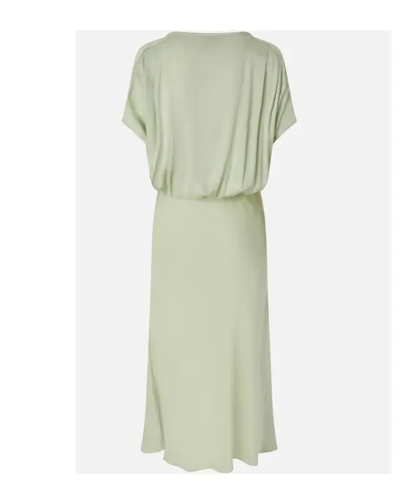 Pinko Short Sleeve Midi Dress With Lace Details