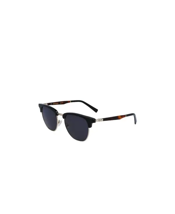FERRAGAMO Browline Metal-detail Sunglasses