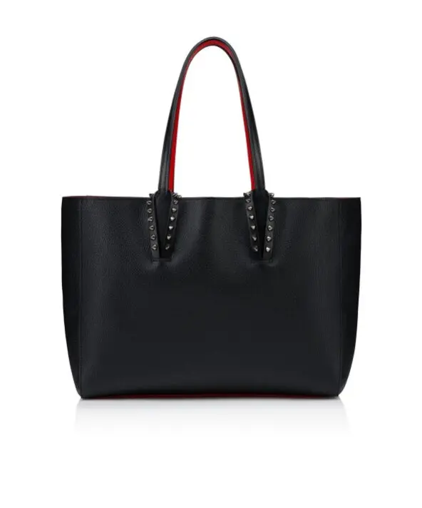 CHRISTIAN LOUBOUTIN Cabata Stud Detailed Small Tote Bag - Black