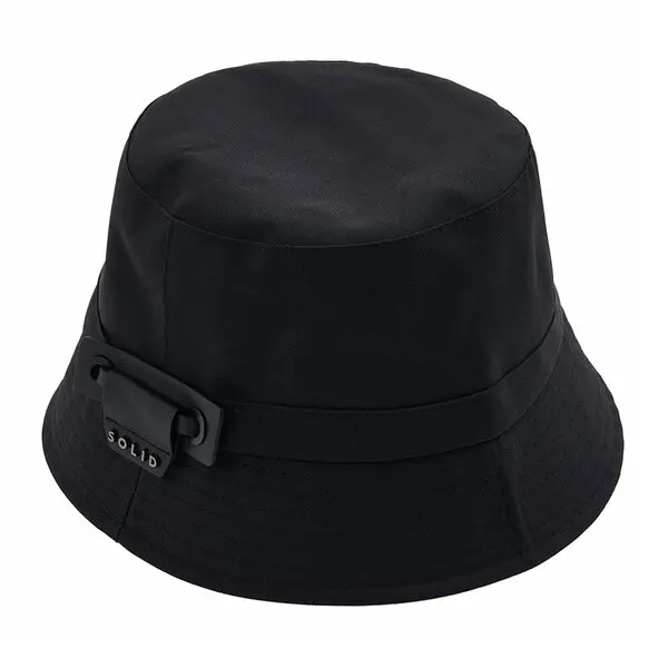SOLID HOMME Letter Detail Bucket Hat