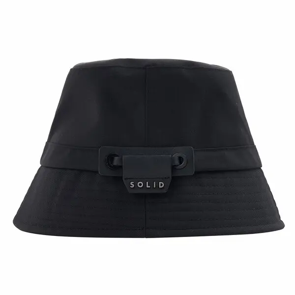 SOLID HOMME Letter Detail Bucket Hat