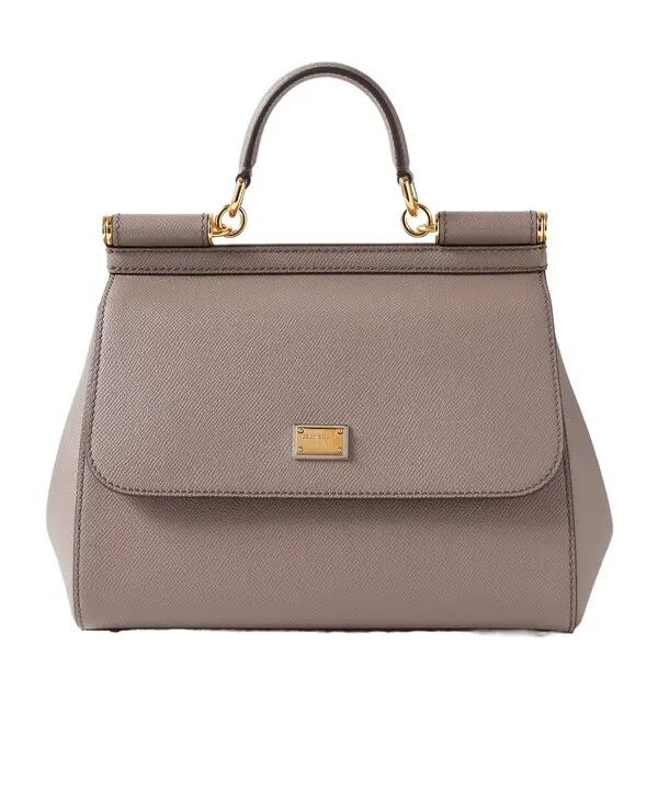 Dolce & Gabbana Sicily Top Handle Bag - Gray