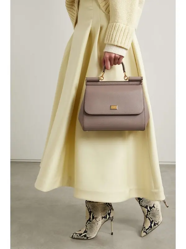 Dolce & Gabbana Sicily Top Handle Bag - Gray