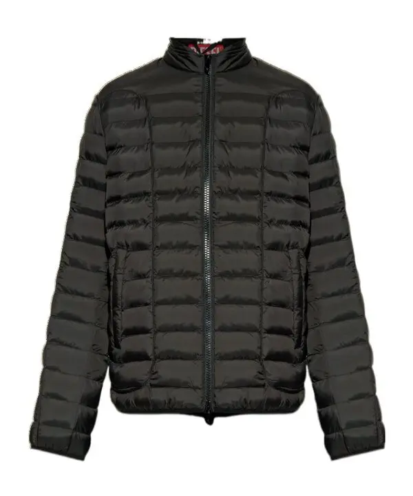 DIESEL® Long-sleeved Quilted Cotton Clothes - Black