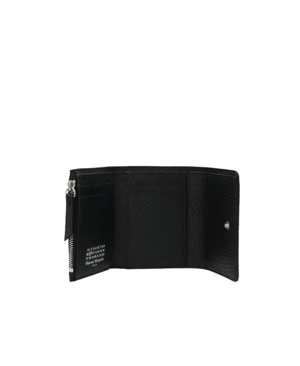 MAISON MARGIELA Four-stitch Tri-fold Wallet - Black