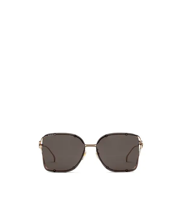Gucci Square Frame Sunglasses - Green