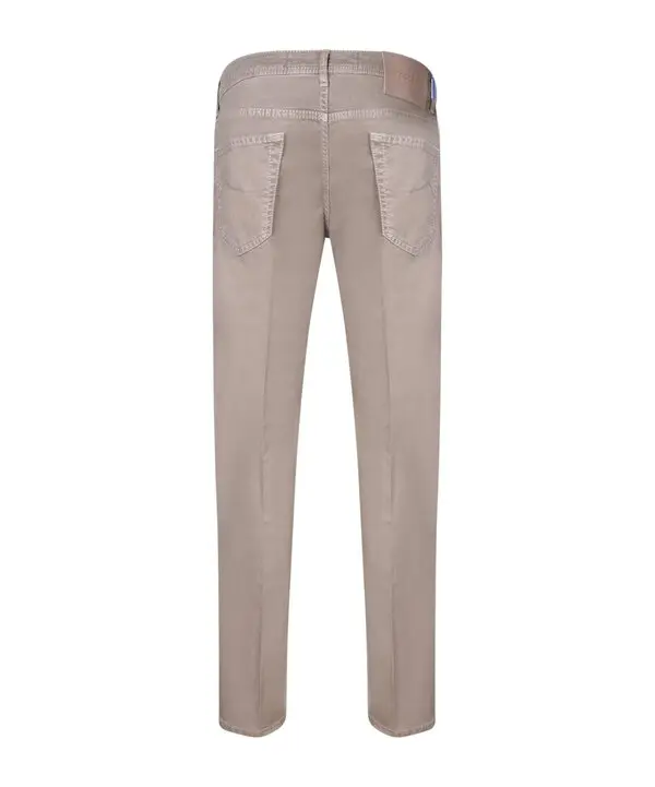 Jacob Cohen Logo Patch Straight-leg Trousers