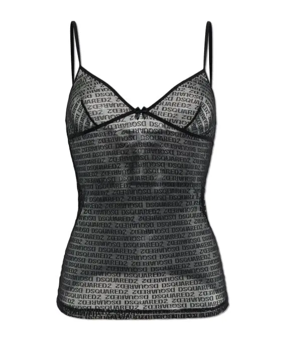 Dsquared2 Lace Suspender - Black