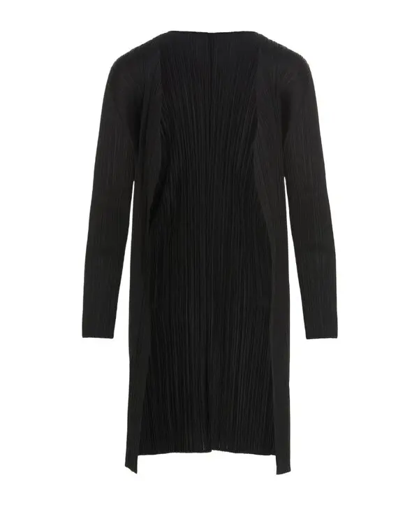 Issey Miyake Long Sleeve Pleated Cardigan