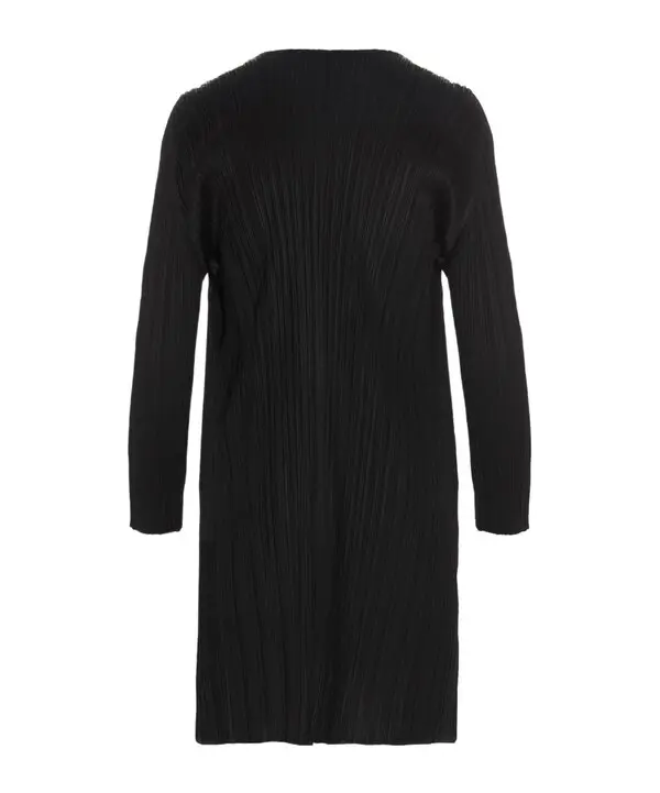 Issey Miyake Long Sleeve Pleated Cardigan