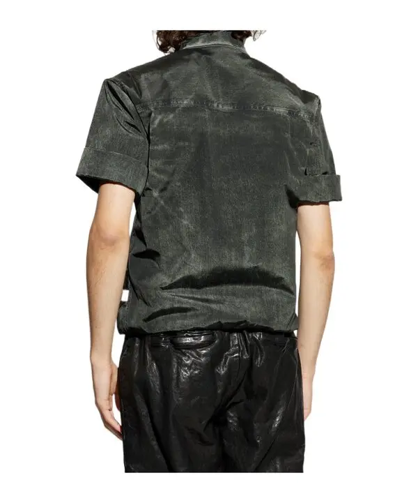 DIESEL® Denim-effect Short-sleeve Polo Shirt
