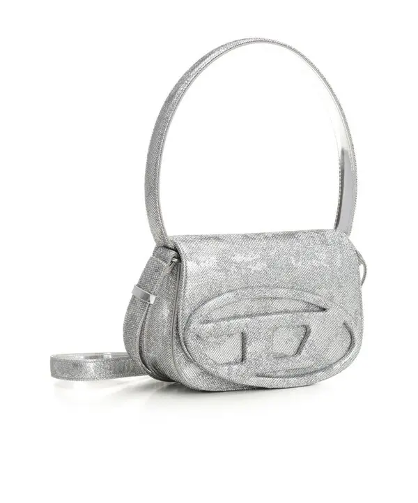 DIESEL® 1dr Shoulder Bag - Gray