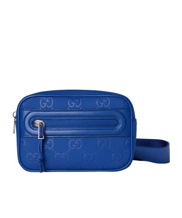 Gucci Edge Mini Sling Bag - Bright Blue