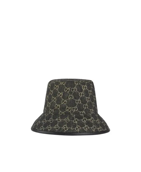 Gucci Gg Canvas Bucket Hat - Black