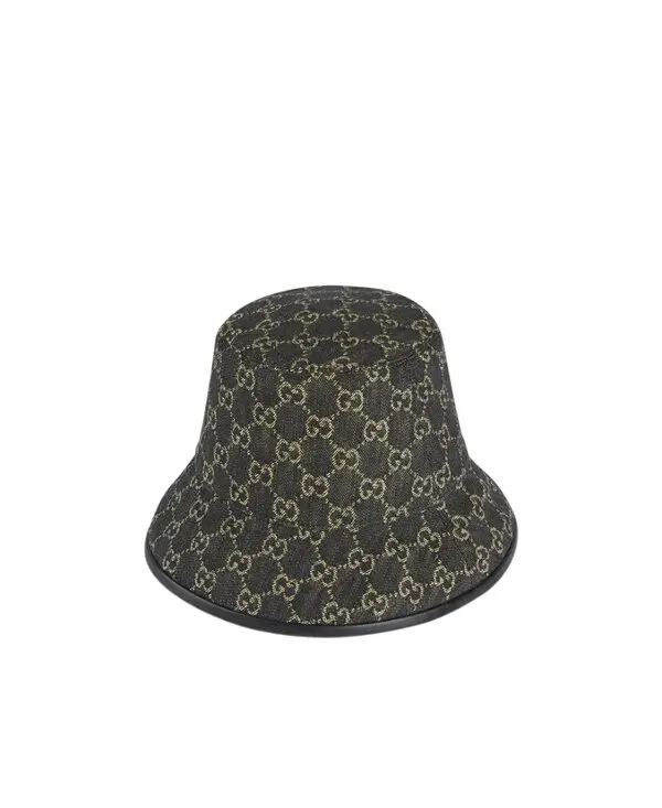 Gucci Gg Canvas Bucket Hat - Black