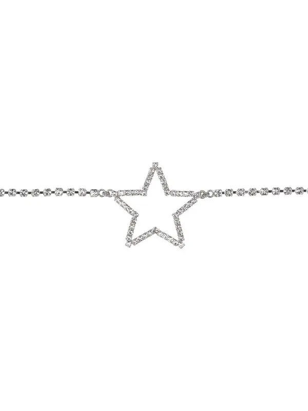 Alessandra Rich Crystal Star Waist Chain