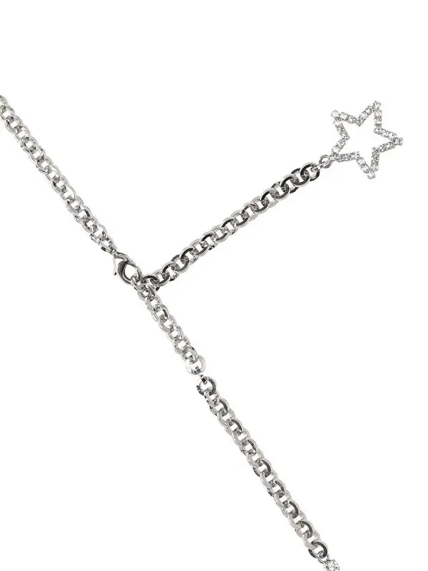 Alessandra Rich Crystal Star Waist Chain
