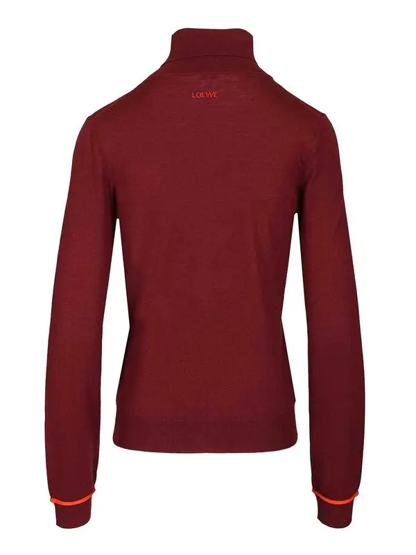 Loewe High Neck Knitted Jumper
