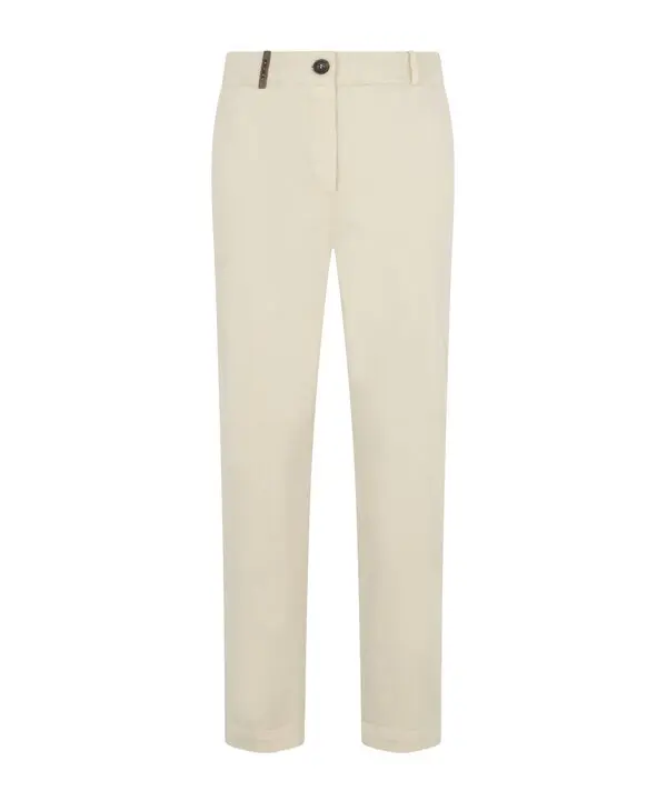 Peserico Slim-fit Tailored Pants - Nude
