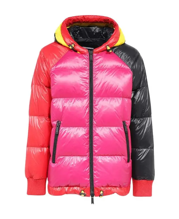 Dsquared2 Crest Puffer Jacket - Pink