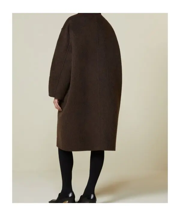 Max Mara Wool And Mohair Cocoon Coat