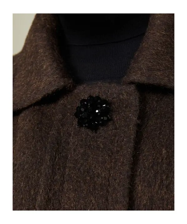Max Mara Wool And Mohair Cocoon Coat