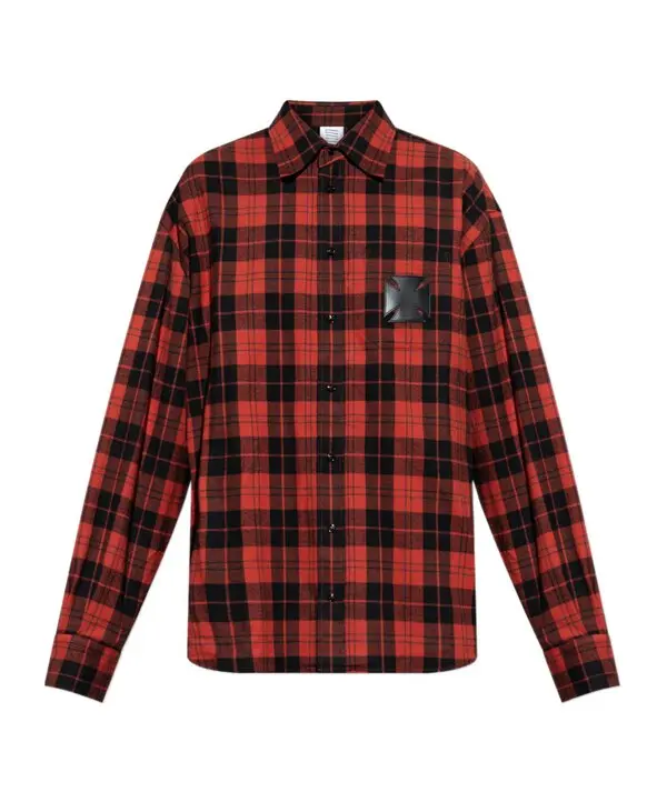 Vetements Checked Long-sleeved Shirt