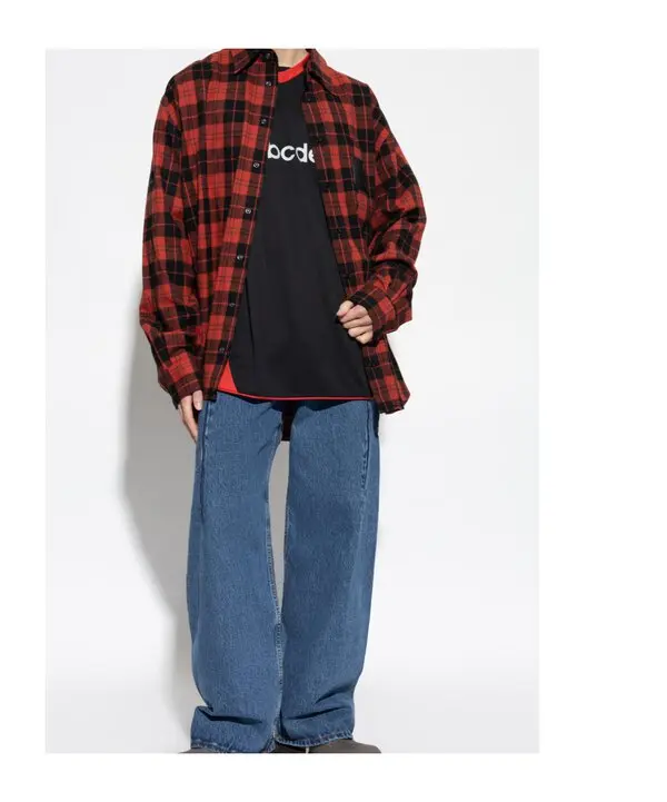Vetements Checked Long-sleeved Shirt