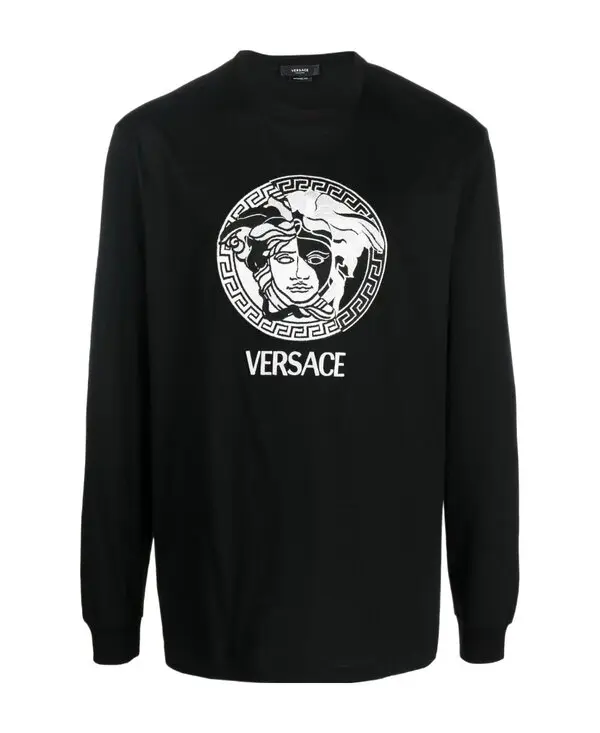 Versace Logo-print Cotton T-shirt