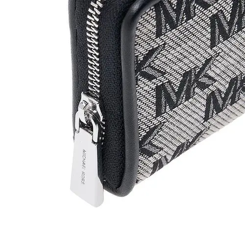 Michael Kors Logo-plaque Zip-fastening Wallet - Black