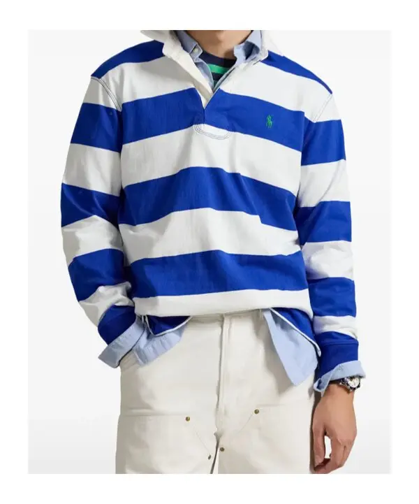 Polo Ralph Lauren Striped Long Sleeve Polo Shirt