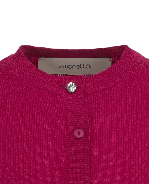 SIMONETTA Long-sleeved Knitted Cardigan