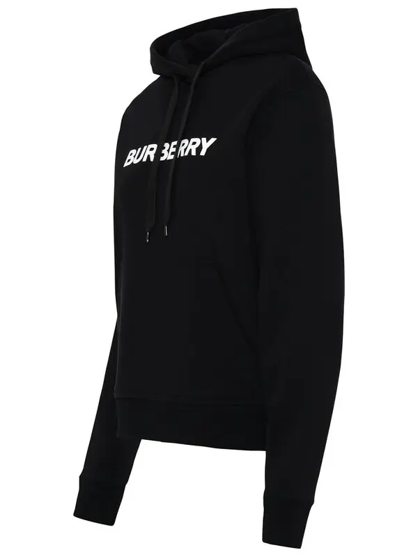 Burberry Logo Printed Drawstring Hoodie