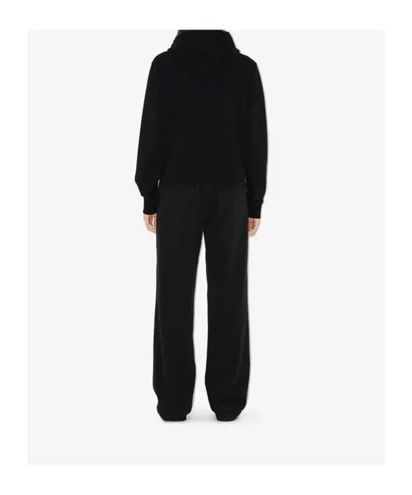 Burberry Logo Printed Drawstring Hoodie