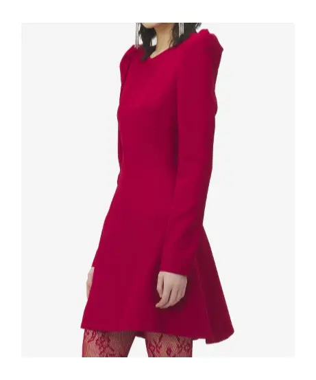 Alexander McQueen Pinched Shoulder Mini Dress