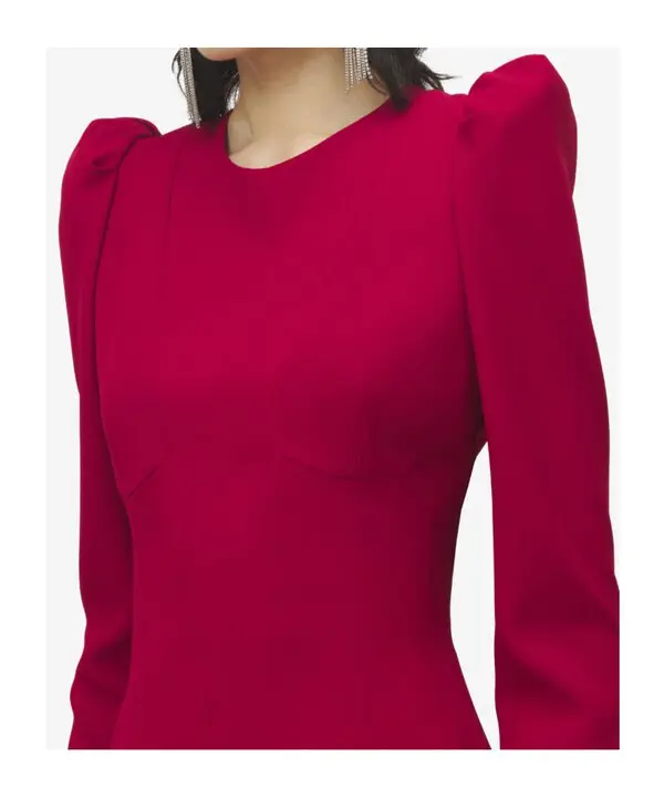 Alexander McQueen Pinched Shoulder Mini Dress