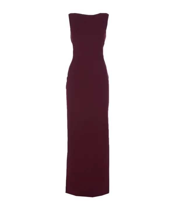 Solace London Imogen Sleeveless Maxi Dress With Vent Detail