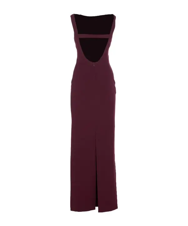 Solace London Imogen Sleeveless Maxi Dress With Vent Detail