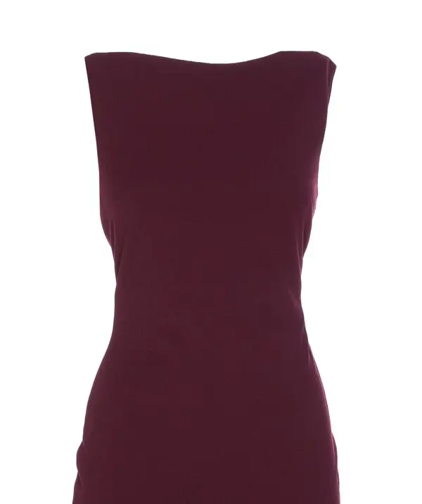Solace London Imogen Sleeveless Maxi Dress With Vent Detail