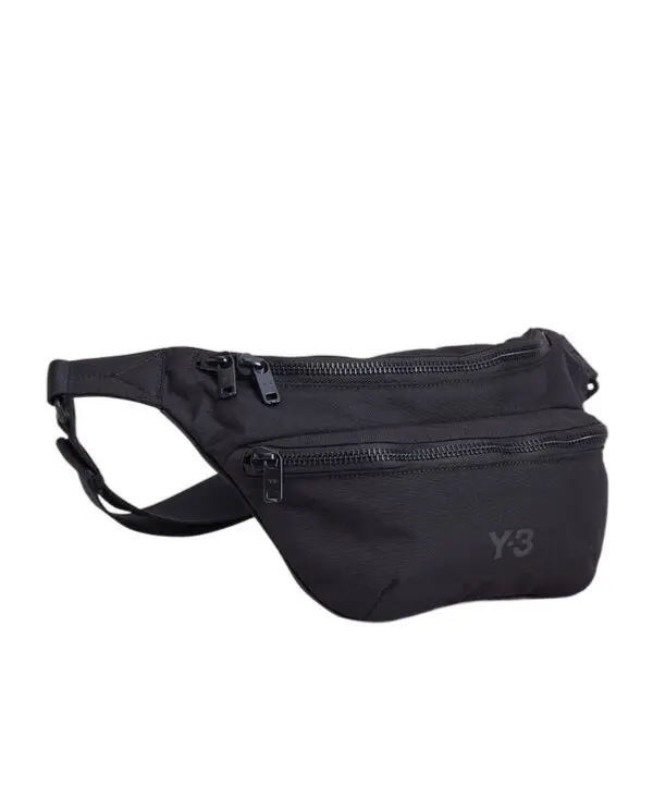 Y3 Staple Logo Detailed Zipped Fanny Pack