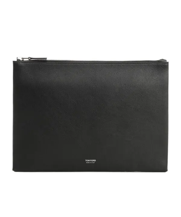 TOM FORD Zip-fastening Clutch Bag - Black