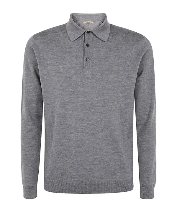 NUUR Long-sleeved Polo Sweater