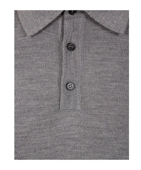 NUUR Long-sleeved Polo Sweater