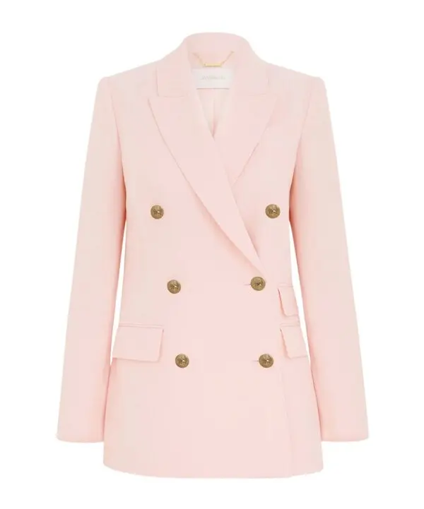 Zimmermann Crush Double Breasted Jacket