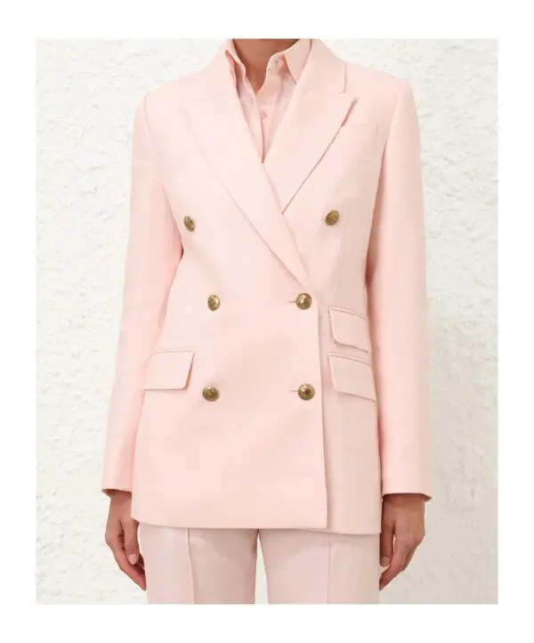 Zimmermann Crush Double Breasted Jacket