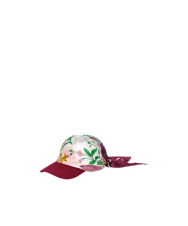 Gucci Printed Silk Baseball Cap - Multicolor