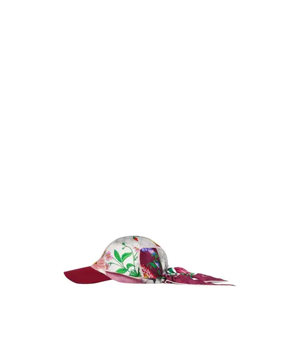 Gucci Printed Silk Baseball Cap - Multicolor